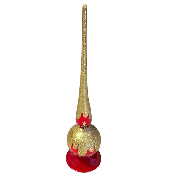 Vintage | Holiday | Vintage Red Melamine Plastic Tree Topper Finial In ...